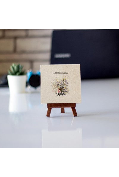 Hafız Doğal Taş Baskı 10X10CM Hafız Doğal Taş Baskı 10X10CM