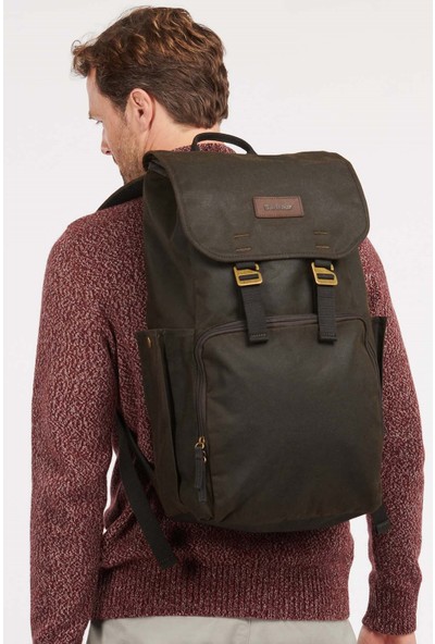 Barbour Traveller Wax Sırt Çantası OL71 Olive Barbour Traveller Wax Sırt Çantası OL71 Olive