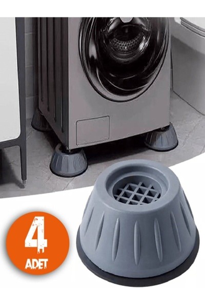 Rebber 4'lü Çamaşır Makinesi Sabitleyici Titreşim Engelleyici-Yükseltici Rebber 4'lü Çamaşır Makinesi Sabitleyici Titreşim Engelleyici-Yükseltici