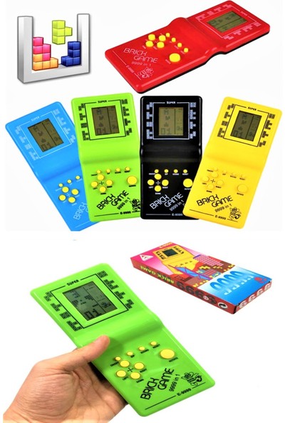 Roseroi El Atarisi Tetris Oyun Konsolu Nostaljik Oyuncak Brick Game 9999 Oyunlu Roseroi El Atarisi Tetris Oyun Konsolu Nostaljik Oyuncak Brick Game 9999 Oyunlu