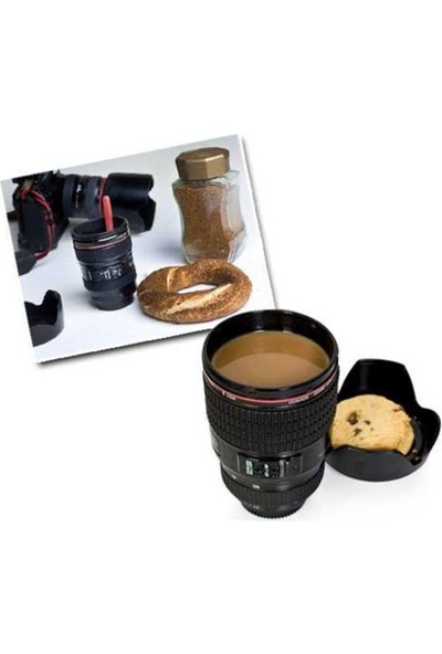 Objektif Şeklinde Bardak