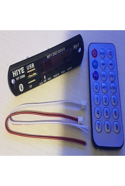 Uğur Tekno Bluetooth Araç Aux USB Çalar Mp3 Modülü USB Sd Oto Teyp Modülü Uğur Tekno Bluetooth Araç Aux USB Çalar Mp3 Modülü USB Sd Oto Teyp Modülü