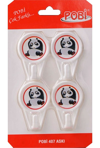 Mobee POBI-407 4'lü Figürlü Sevimli Hayvan Askı Panda Şekilli Mutfak Askısı Mobee POBI-407 4'lü Figürlü Sevimli Hayvan Askı Panda Şekilli Mutfak Askısı