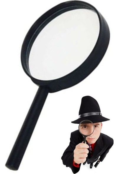 Glass Klasik Büyüteç 50MM Kanıtlara Daha Yakınsınız Eğitici Büyüteç Çerçeveli