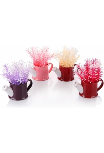 Miyoncu Mini Saksılı Yapay Çiçek 4 Adet