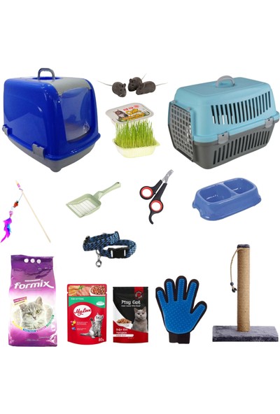 Sennedilersen Kedi Tuvalet Seti ve Ihtiyaçları 14'li Set Sennedilersen Kedi Tuvalet Seti ve Ihtiyaçları 14'li Set