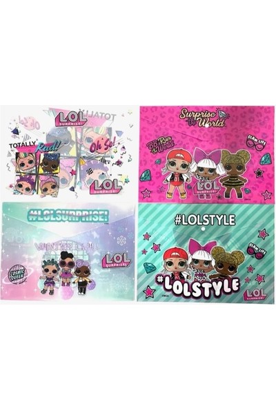 L.o.l A4 Çıtçıtlı Dosya 4'lü Paket