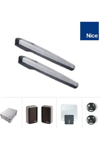 Nice Toona 4005 Dairesel Kapı Motoru (Aksesuarlı Çift Motorlu Set Nice Toona 4005 Dairesel Kapı Motoru (Aksesuarlı Çift Motorlu Set
