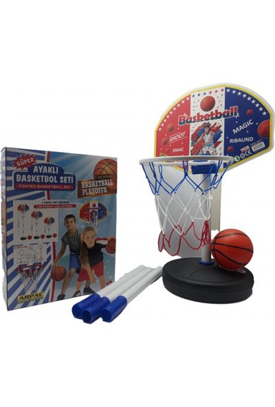 Ayaklı Basketbol Seti 60 - 90 cm Çocuk Basketbol Potası
