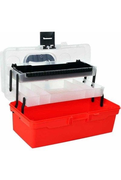 Albastar Şeffaf Kapaklı Balıkçı Çanta ve Kutusu 15INÇ Albastar Şeffaf Kapaklı Balıkçı Çanta ve Kutusu 15INÇ