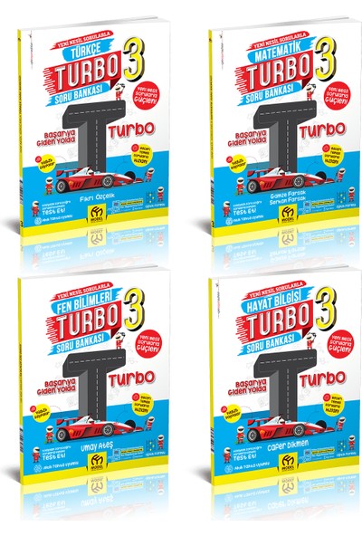 Model Yayınevi 3. Sınıf Turbo Soru Bankaları (Set) Model Yayınevi 3. Sınıf Turbo Soru Bankaları (Set)