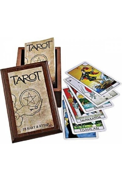 Bulduk Tarot Kartları 78 Kart ve Kitap Ahşap Kutulu Tarot Oyun Kartı Bulduk Tarot Kartları 78 Kart ve Kitap Ahşap Kutulu Tarot Oyun Kartı