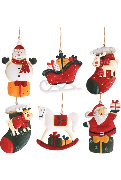 Svopy Noel Baba Temalı 6'lı Yılbaşı Ağacı Süsü (Yurt Dışından) Svopy Noel Baba Temalı 6'lı Yılbaşı Ağacı Süsü (Yurt Dışından)