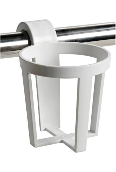 DM Plastik Bardaklık Beyaz Üçlü Paket