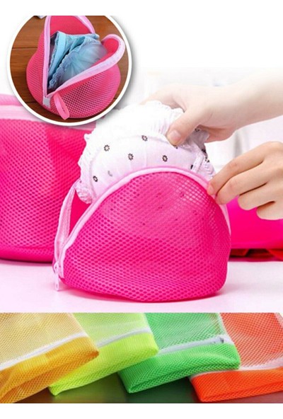 She Berrak Fermuarlı Sütyen/iç Çamaşırı Yıkama Filesi