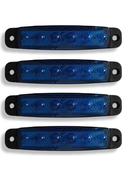Hilal Shops Parmak Led Mavi 6 Led'li x 4 Adet Hilal Shops Parmak Led Mavi 6 Led'li x 4 Adet