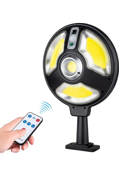 Amazeus Solar 150 Cob Ledli Kumandalı Hareket Sensörlü 3 Modlu Büyük Boy Bahçe Lambası Amazeus Solar 150 Cob Ledli Kumandalı Hareket Sensörlü 3 Modlu Büyük Boy Bahçe Lambası
