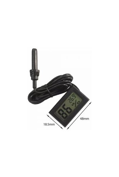 Çınar Sıcaklık ve Nem Ölçer Dijital Ekran - Termometre Higrometre