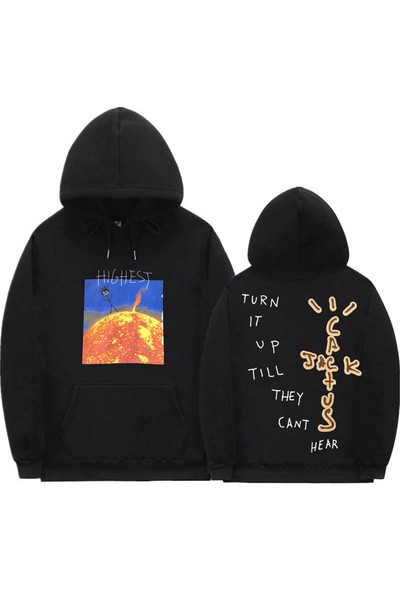 Trendiz Highest Oversize Sweatshirt Siyah Trendiz Highest Oversize Sweatshirt Siyah