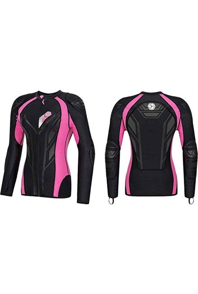 Scoyco Kadın Vücut Koruma Siyah Pembe M Beden