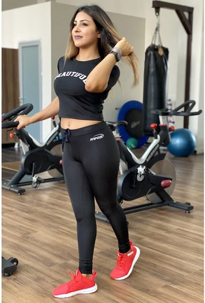 My Veil Fitpoze T-Shirt & Tayt Takımı