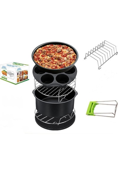 Yuandong 8 Inç Fritöz Aksesuarları Siyah (Yurt Dışından) Yuandong 8 Inç Fritöz Aksesuarları Siyah (Yurt Dışından)