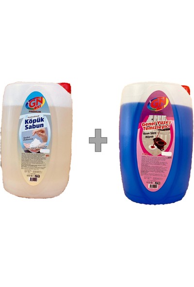 Köpük Sabun Paketi 4 kg Köpük Sabun + 4 kg Yüzey Temizleyici