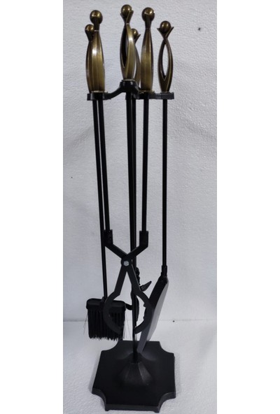 Sanat Şömine - 4lü Kupa Model Maşa Takımı Sanat Şömine - 4lü Kupa Model Maşa Takımı