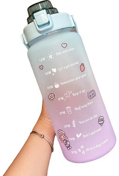 WB 2000 ml Büyük Kapasiteli Spor Su Şişesi (Yurt Dışından) WB 2000 ml Büyük Kapasiteli Spor Su Şişesi (Yurt Dışından)