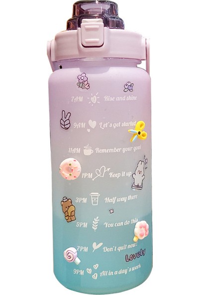 WB 2000 ml Büyük Kapasiteli Spor Su Şişesi (Yurt Dışından) WB 2000 ml Büyük Kapasiteli Spor Su Şişesi (Yurt Dışından)