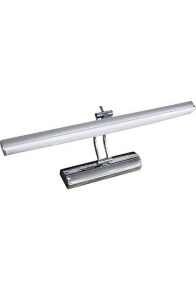 Hightek Ht 7047 Mat Krom Kasa Beyaz Işık LED Tablo Yatak Başlık Apliği Hightek Ht 7047 Mat Krom Kasa Beyaz Işık LED Tablo Yatak Başlık Apliği