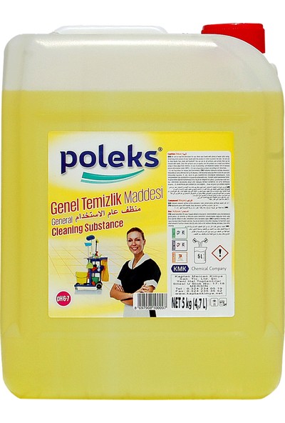 Poleks Yüzey Temizleyici Yoğun Parfümlü Fresh 5 lt Poleks Yüzey Temizleyici Yoğun Parfümlü Fresh 5 lt