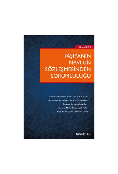 Taşıyanın Navlun Sözleşmesinden Sorumluluğu