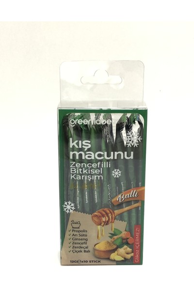 Green Label Kış Macunu 12 gr x 10 Green Label Kış Macunu 12 gr x 10