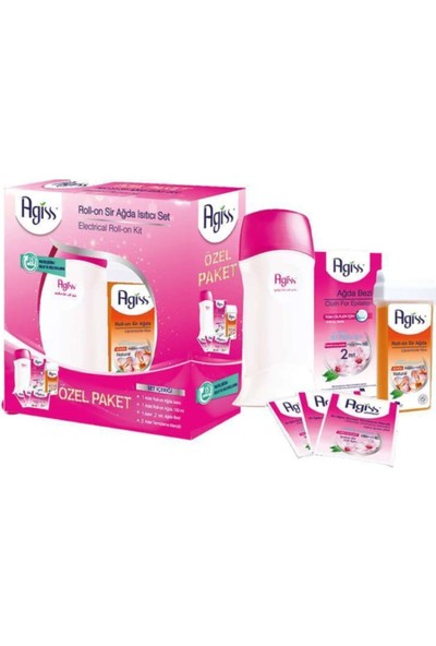 Agiss Isıtıcılı Ağda Seti