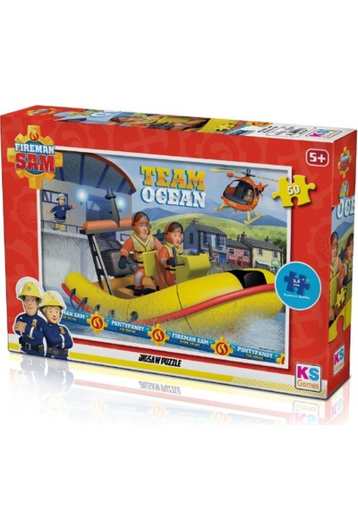 Ks Games 50 Parça Puzzle Fireman Sam Lisanslı Ürün Ks Games 50 Parça Puzzle Fireman Sam Lisanslı Ürün
