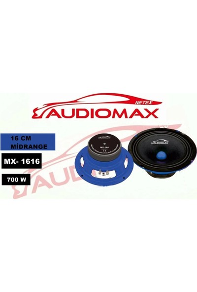 Audiomax Mx - 1616 700 Watt 16 cm Profesyonel Midrange Hoparlör Audiomax Mx - 1616 700 Watt 16 cm Profesyonel Midrange Hoparlör