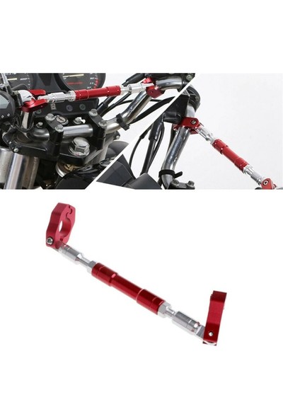 Motospartan Cnc Gidon Ara Barı Kırmızı Vitesli Motorlar Için 29CM Motospartan Cnc Gidon Ara Barı Kırmızı Vitesli Motorlar Için 29CM