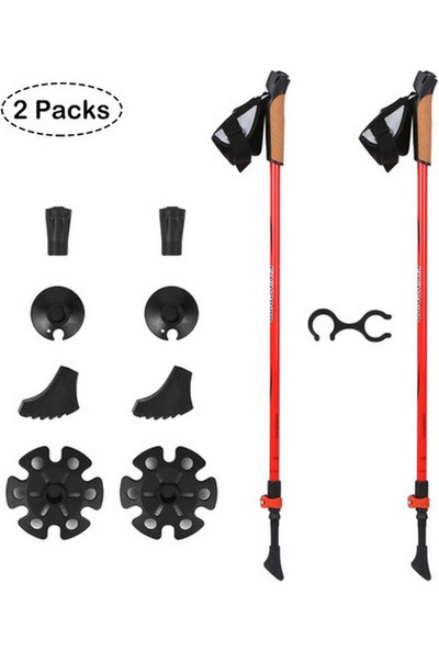 Kingwheat 2 Paket Ayarlanabilir Trekking Direkleri Kingwheat 2 Paket Ayarlanabilir Trekking Direkleri