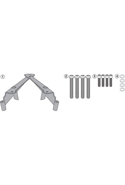 Givi SR1190 Honda Pcx 125 (10-21) Arka Çanta Taşıyıcı