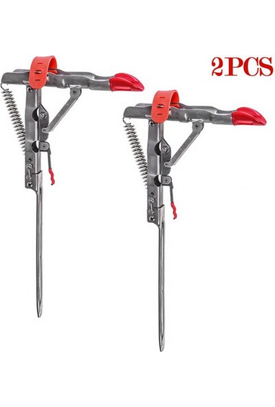 2 Kendinden Yaylı Olta Tutacağı, Ple