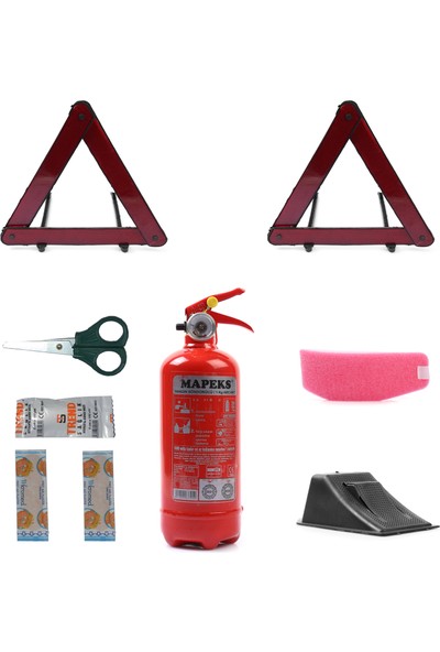 Kkdavm Üçgen Trafik ve Ilk Yardım Seti Ekonomik Kkdavm Üçgen Trafik ve Ilk Yardım Seti Ekonomik