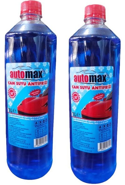Tvet Automax -30 Derece Antifirizli Cam Suyu 1 Lt 2`li Paket Tvet Automax -30 Derece Antifirizli Cam Suyu 1 Lt 2`li Paket
