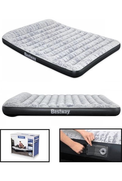 Tercih Çift Kişilik Şişme Yatak Dahili Pompalı