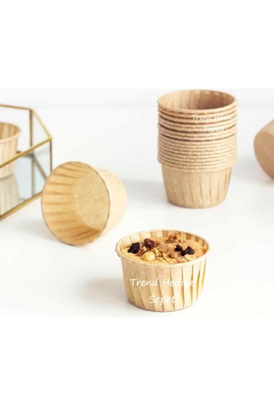 Trend Hediye Sepeti Kraft Muffin Kek Kapsülü Cupcake Kalıbı 50 Adet Trend Hediye Sepeti Kraft Muffin Kek Kapsülü Cupcake Kalıbı 50 Adet