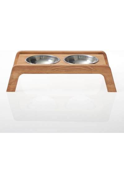 Woodenby Ahşap Tasarım Kedi ve Köpek (Küçük Irk) Mama ve Su Kabı Woodenby Ahşap Tasarım Kedi ve Köpek (Küçük Irk) Mama ve Su Kabı
