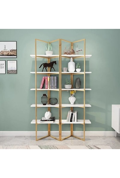 Etagere Metal Kitaplık Dosya Rafı