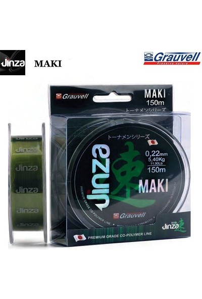 Jinza Maki 300M Monofilament Misina 0,18-0,35MM Arası