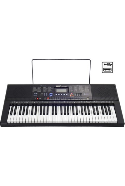 Midex PS-2500 LCD Ekran 61 Tuşlu Org Notalık ve Adaptörlü (300 Ses 300 Ritim) Midex PS-2500 LCD Ekran 61 Tuşlu Org Notalık ve Adaptörlü (300 Ses 300 Ritim)