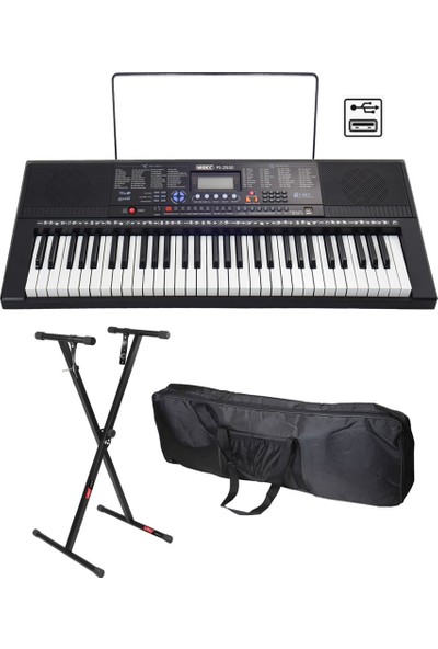 Midex PS-2500ST LCD Ekran 61 Tuşlu Org Klavye (Stand Çanta Adaptör Notalık) Midex PS-2500ST LCD Ekran 61 Tuşlu Org Klavye (Stand Çanta Adaptör Notalık)